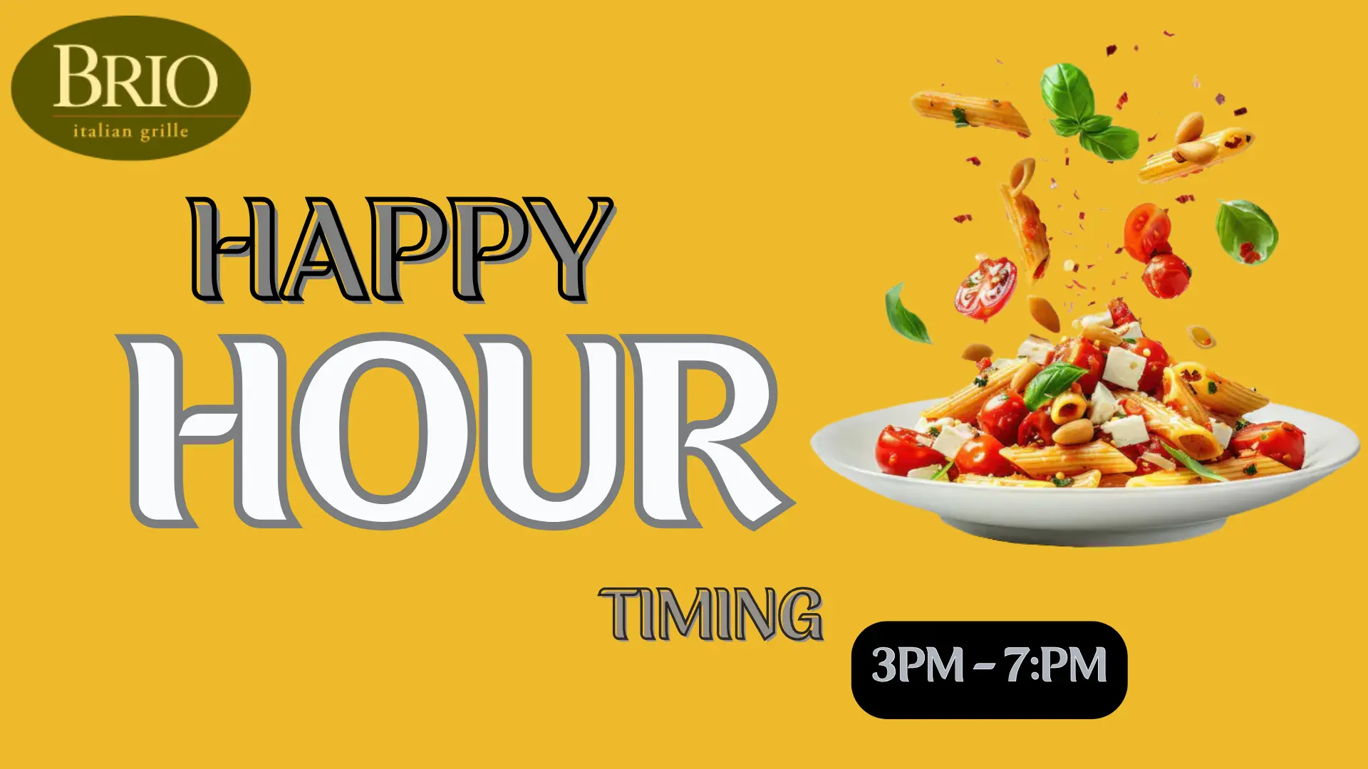 Brio Italian Grille Happy Hour 2026 – Best Deals and Menu