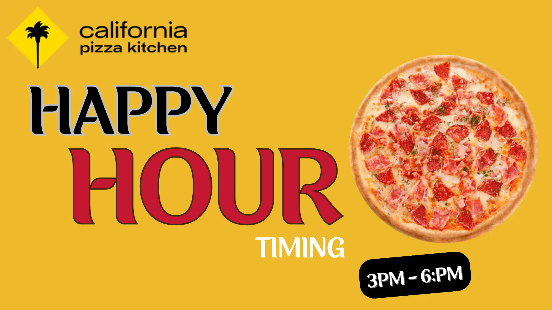 California Pizza Kitchen Happy Hour Menu, Times & Specials